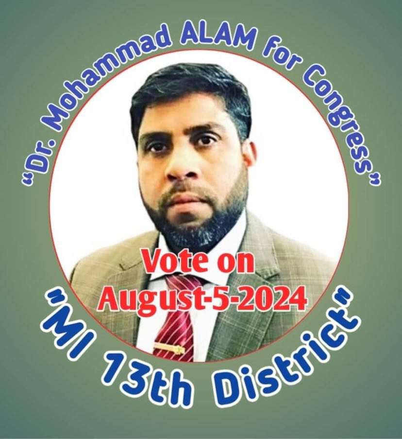 Dr. MD Rabbi ALAM for Congress – Cease Fire Now: A Veteran of Iraq war ...
